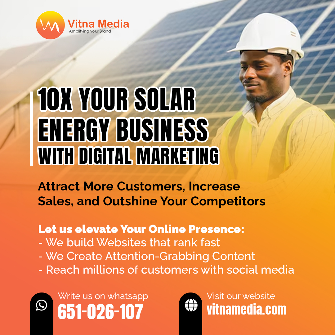 Boost Your Solar Business in Cameroon with Expert Marketing - Vitna Media